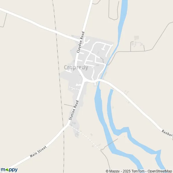 Map Cropredy: map of Cropredy, Cherwell OX17 1 and practical information