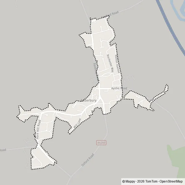 Map Adderbury: map of Adderbury, Cherwell OX17 3 and practical information