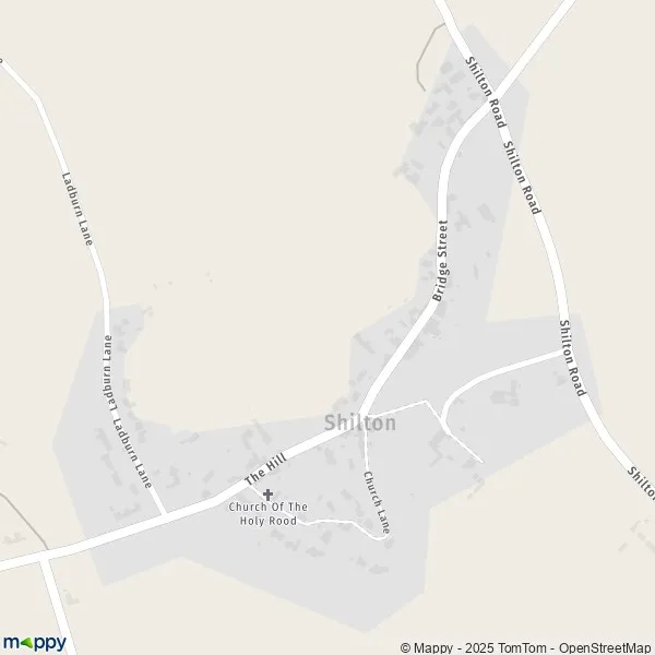 Map Shilton: map of Shilton, West Oxfordshire OX18 4 and practical ...