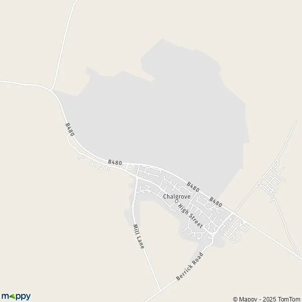 Map Chalgrove: map of Chalgrove, South Oxfordshire OX44 7 and practical ...