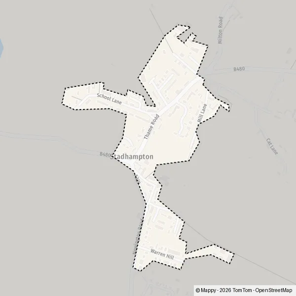 Map Stadhampton: map of Stadhampton, South Oxfordshire OX44 7 and ...