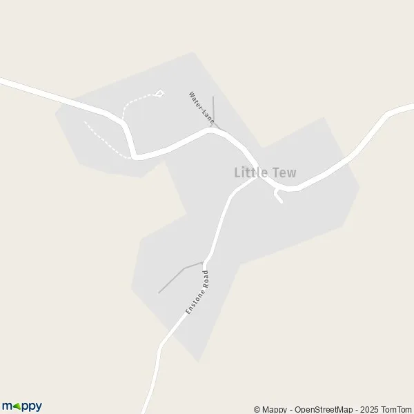 Map Little Tew: map of Little Tew, West Oxfordshire OX7 4 and practical ...