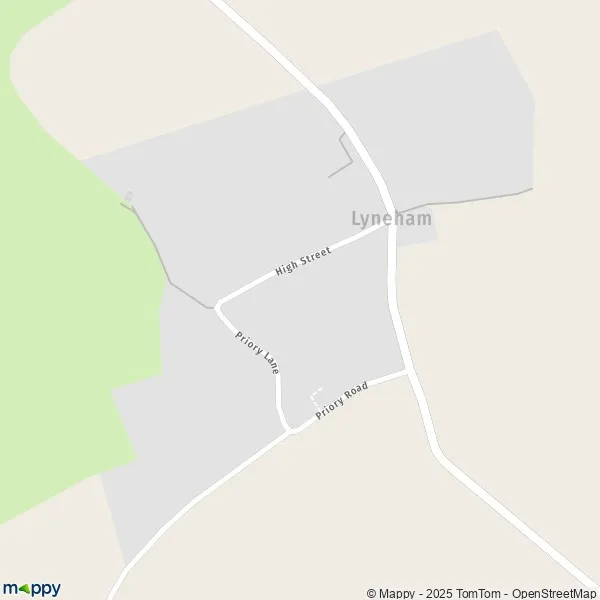 Map Lyneham: map of Lyneham, West Oxfordshire OX7 6 and practical ...