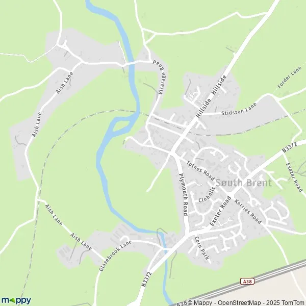 Map Bourne: map of Bourne (PE10 9) and practical information