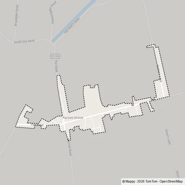 Map Parson Drove: map of Parson Drove, Fenland PE13 4 and practical ...