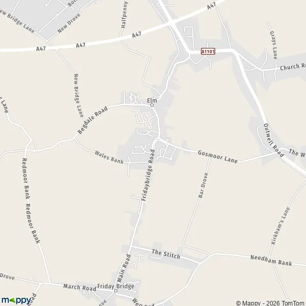 Map Elm: map of Elm, Fenland PE14 0 and practical information