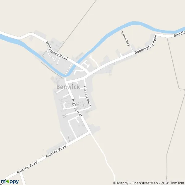 Map Benwick: map of Benwick, Fenland PE15 0 and practical information