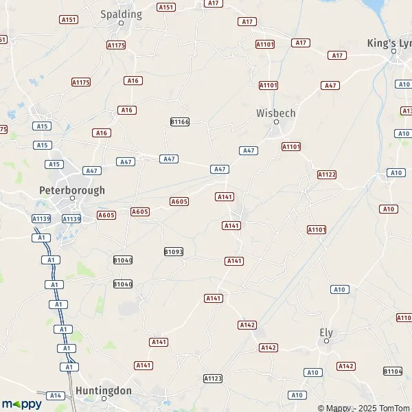 Map Chatteris: map of Chatteris (PE16 6) and practical information