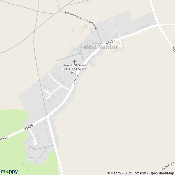 Map West Newton: map of West Newton, King's Lynn and West Norfolk PE31 ...