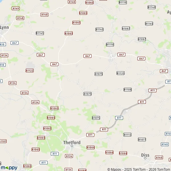 Map Litcham: map of Litcham (PE32 2) and practical information