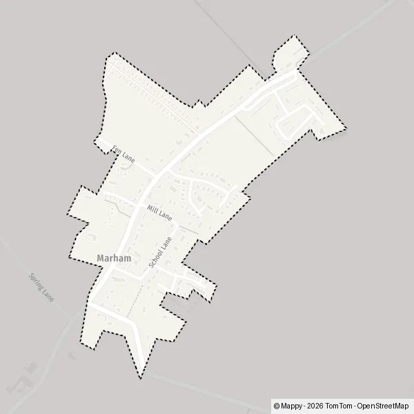 Map Marham: map of Marham, King's Lynn and West Norfolk PE33 9 and ...
