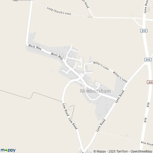 Map Wimbotsham: map of Wimbotsham, King's Lynn and West Norfolk PE34 3 ...