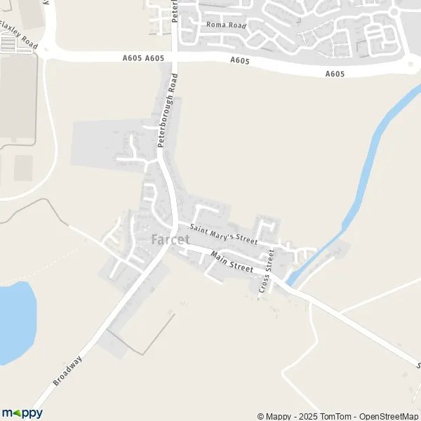 Map Farcet: map of Farcet, Huntingdonshire PE7 3 and practical information