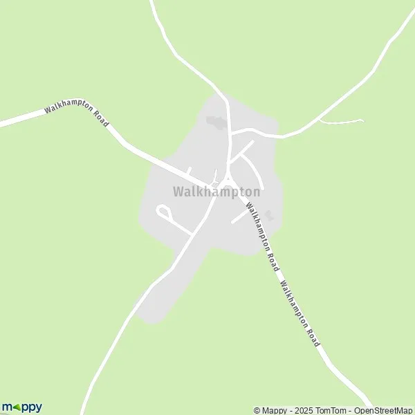 Map Walkhampton: map of Walkhampton, West Devon PL20 6 and practical ...