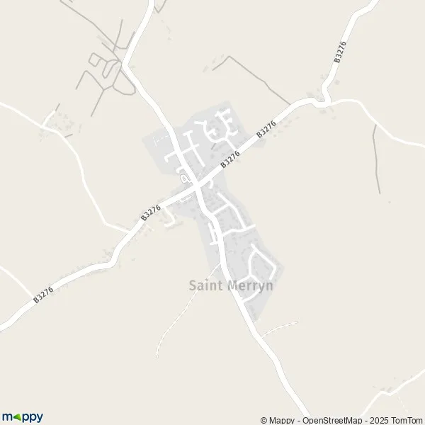 Map Saint Merryn: map of Saint Merryn, Cornwall PL28 8 and practical ...