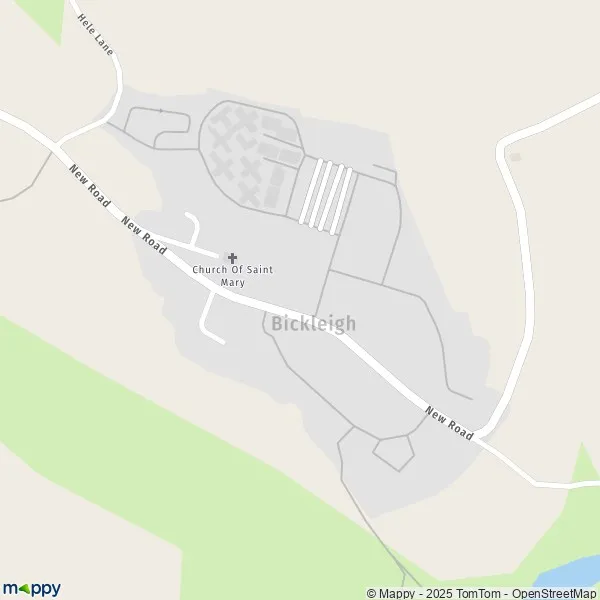 Map Bickleigh: map of Bickleigh, South Hams PL6 7 and practical information