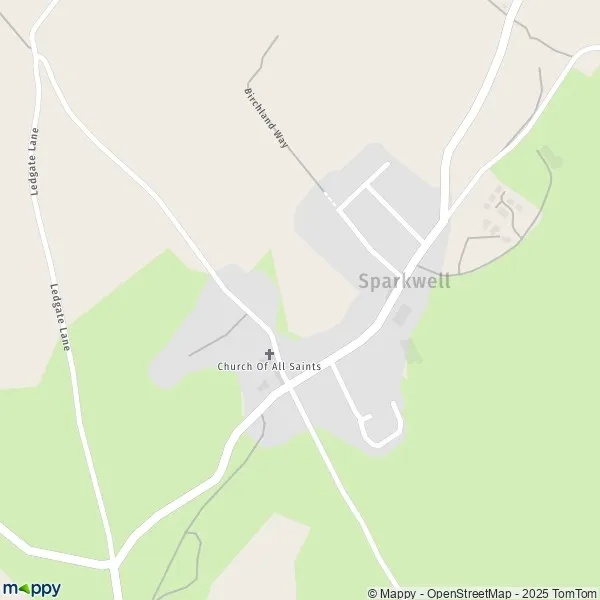 Map Sparkwell: map of Sparkwell, South Hams PL7 5 and practical information