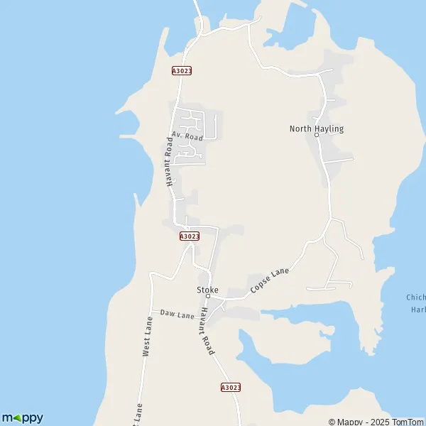 Map Stoke: map of Stoke, Havant PO11 0 and practical information