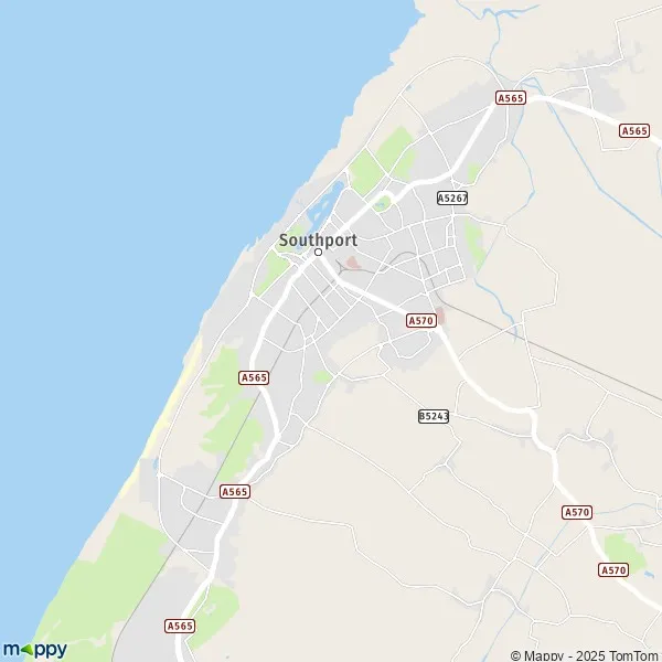 Map Southport: map of Southport, Sefton PR8 1 and practical information