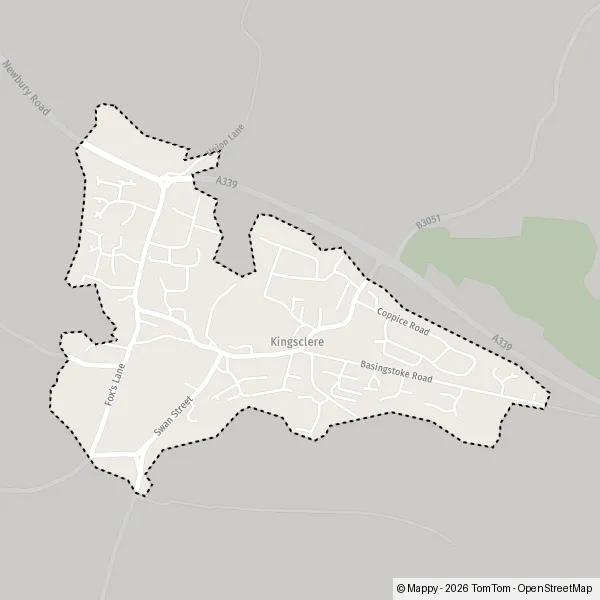Map Kingsclere: map of Kingsclere, Basingstoke and Deane RG20 5 and ...