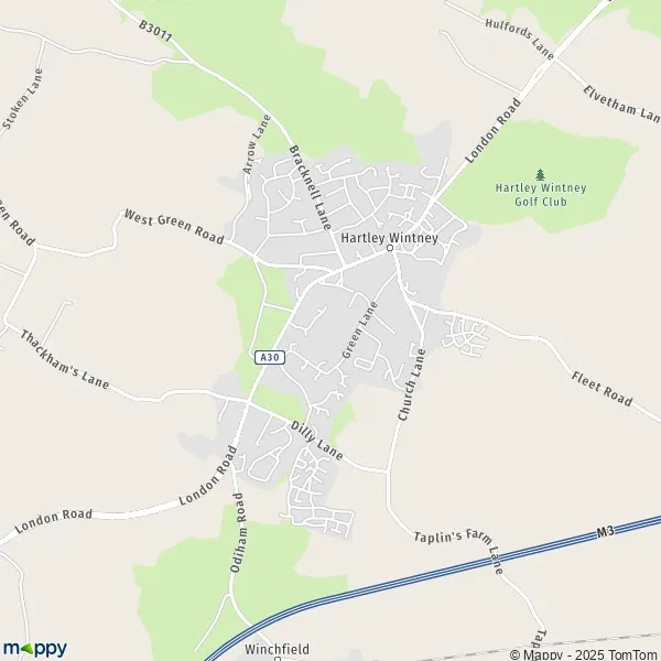 Map Hartley Wintney: map of Hartley Wintney, Hart RG27 8 and practical ...