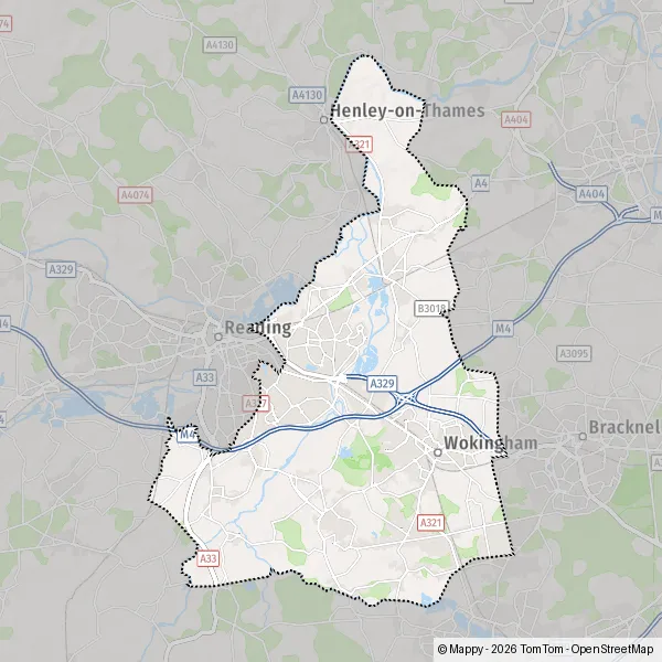 Map Wokingham: map of Wokingham (RG40 1) and practical information