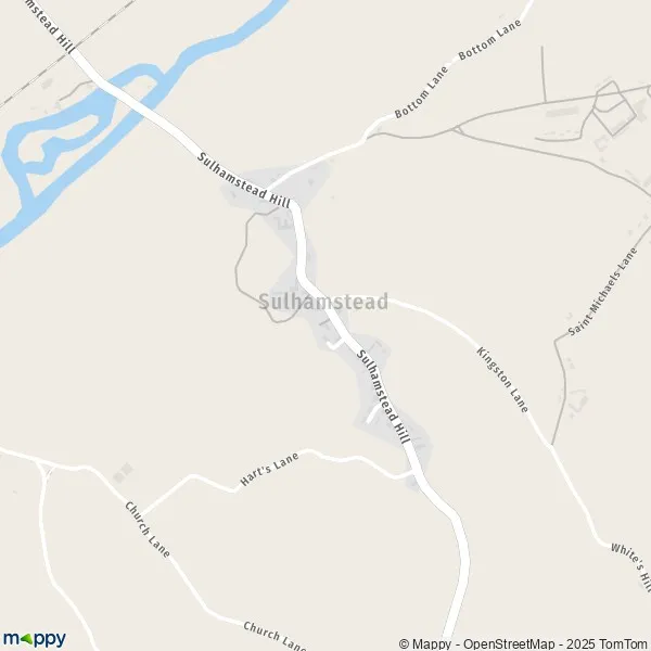 Map Sulhamstead: map of Sulhamstead, West Berkshire RG7 4 and practical ...