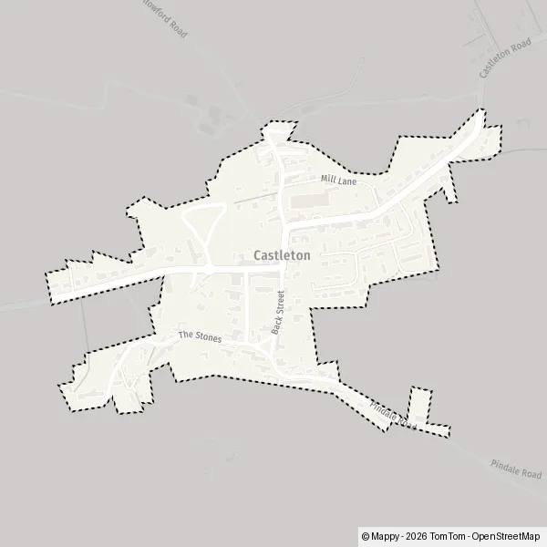 Map Castleton: map of Castleton, High Peak S33 8 and practical information