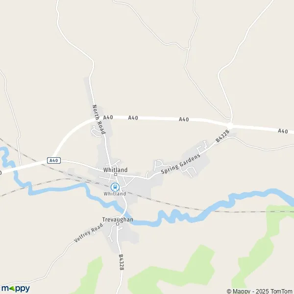 Map Whitland: map of Whitland, Carmarthenshire SA34 0 and practical ...