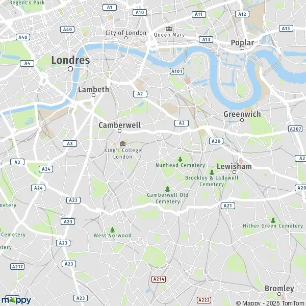 Map Southwark: map of Southwark (SE1 0) and practical information