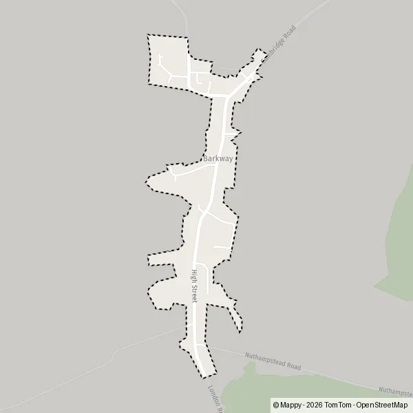 Map Barkway: map of Barkway, North Hertfordshire SG8 8 and practical ...