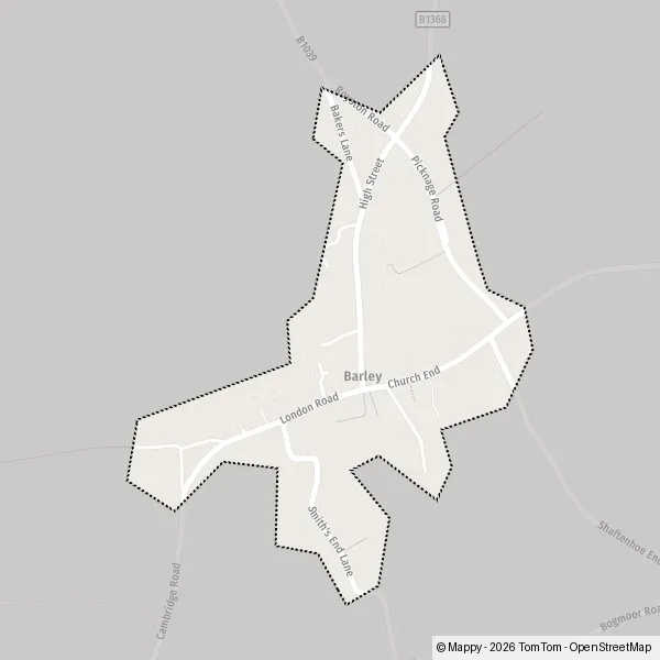 Map Barley: map of Barley, North Hertfordshire SG8 8 and practical ...