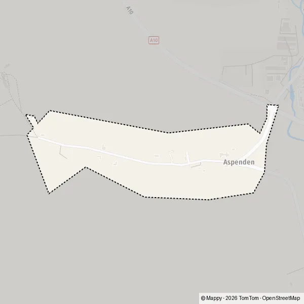 Map Aspenden: map of Aspenden, East Hertfordshire SG9 9 and practical ...