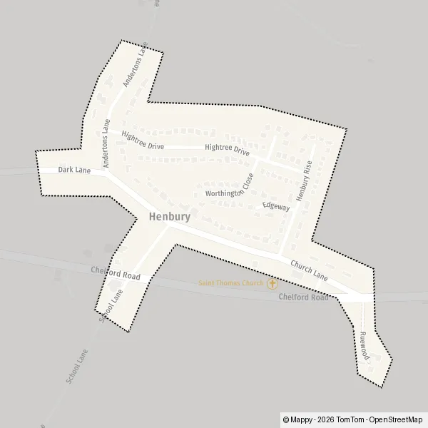 Map Henbury: map of Henbury, Cheshire East SK11 9 and practical information