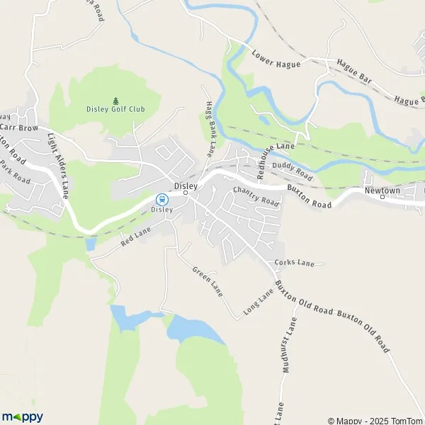 Map Disley: map of Disley, Cheshire East SK12 2 and practical information