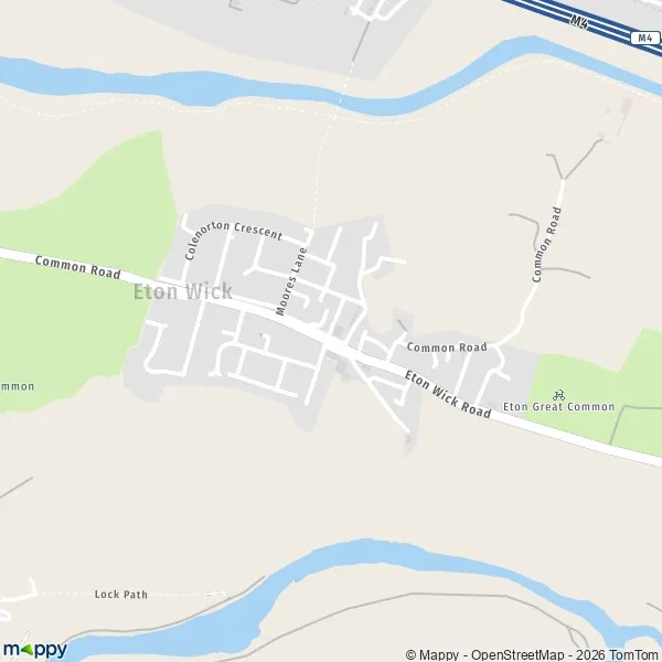 Map Eton Wick: map of Eton Wick, Windsor and Maidenhead SL4 6 and ...