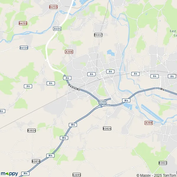 Map Maidenhead: map of Maidenhead, Windsor and Maidenhead SL6 1 and ...