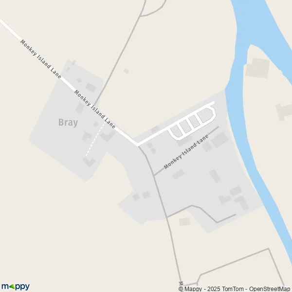 Map Bray: map of Bray, Windsor and Maidenhead SL6 2 and practical ...