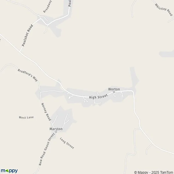 Map Worton: map of Worton, Wiltshire SN10 5 and practical information