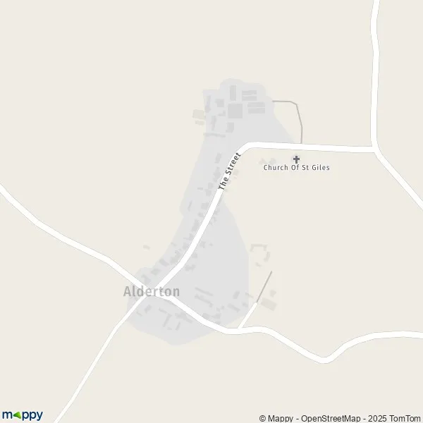 Map Alderton: map of Alderton, Wiltshire SN14 6 and practical information