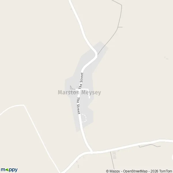 Map Marston Meysey: map of Marston Meysey, Wiltshire SN6 6 and ...