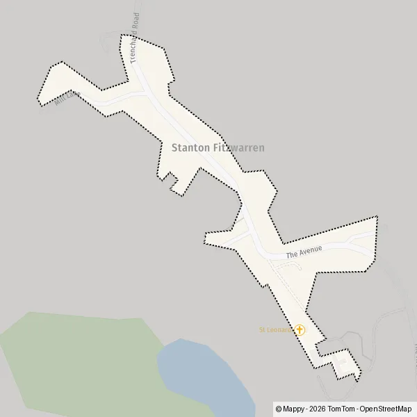 Map Stanton Fitzwarren: map of Stanton Fitzwarren, Swindon SN6 7 and ...