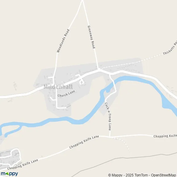 Map Mildenhall: map of Mildenhall, Wiltshire SN8 2 and practical ...