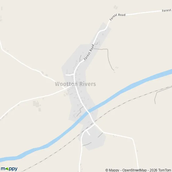 Map Wootton Rivers: map of Wootton Rivers, Wiltshire SN8 4 and ...