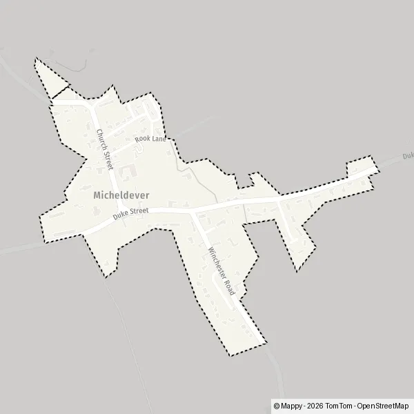 Map Micheldever: map of Micheldever, Winchester SO21 3 and practical ...