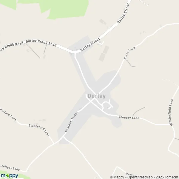Map Durley: map of Durley, Winchester SO32 2 and practical information