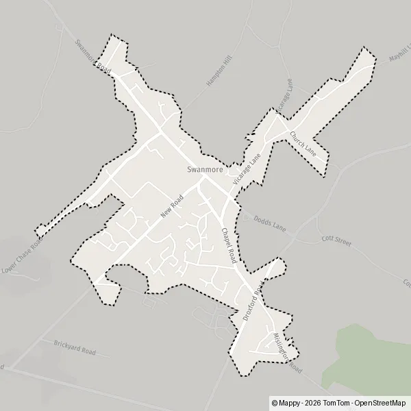 Map Swanmore: map of Swanmore, Winchester SO32 2 and practical information