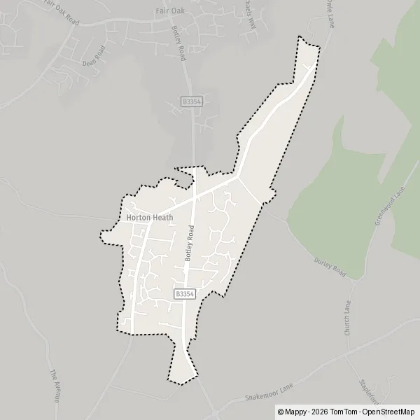Map Horton Heath: map of Horton Heath, Eastleigh SO50 7 and practical ...