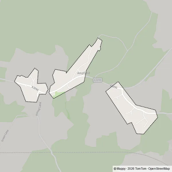 Map Ampfield: map of Ampfield, Test Valley SO51 9 and practical information