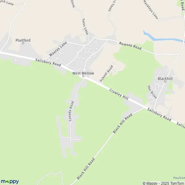 Map Test Valley: map of Test Valley (SO51) and practical information